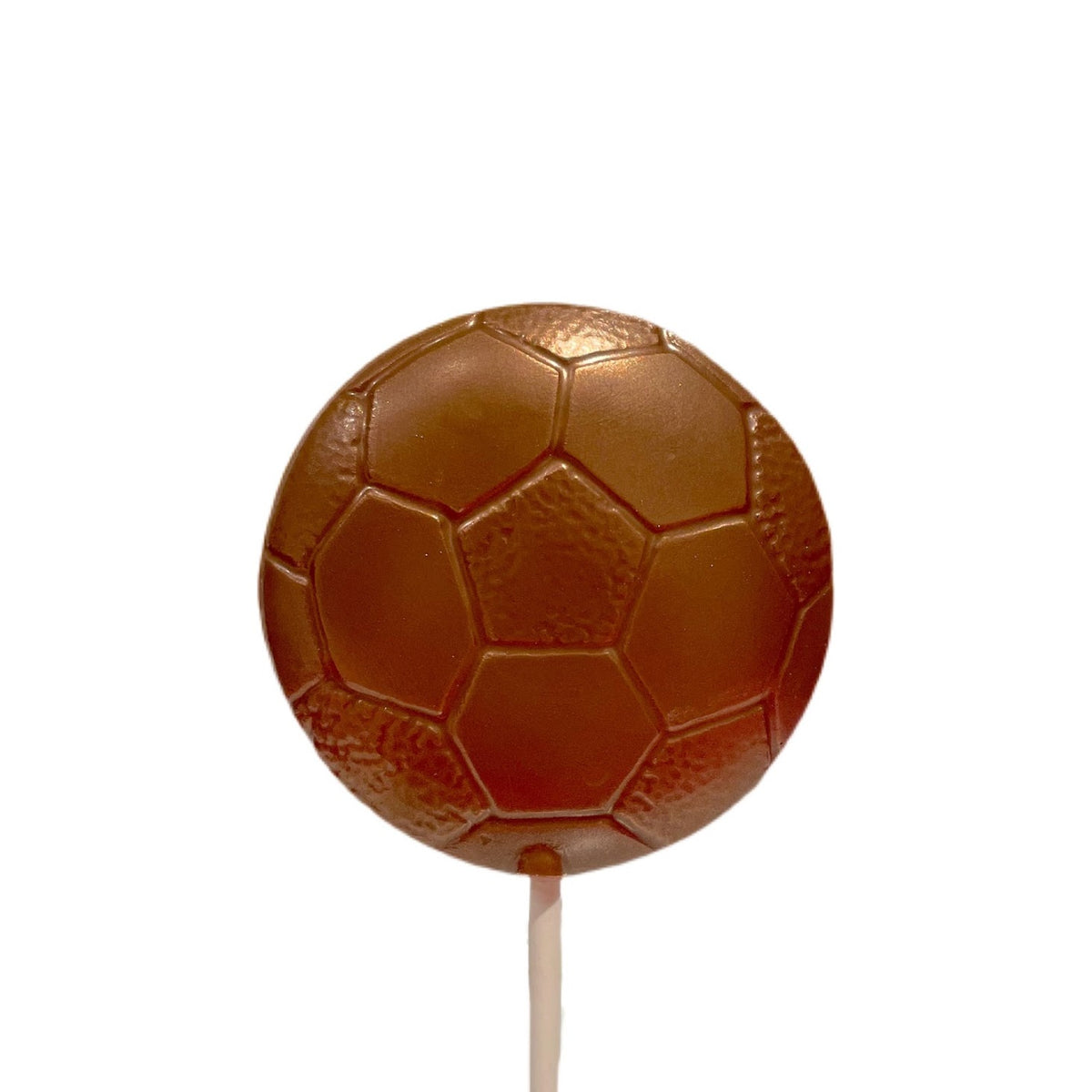 Medium Soccer Ball Chocolate Lollipop – Sweet Expressions