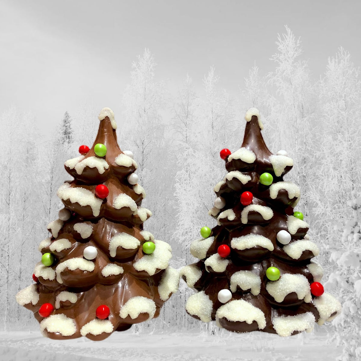 Medium Chocolate Christmas Tree – Sweet Expressions