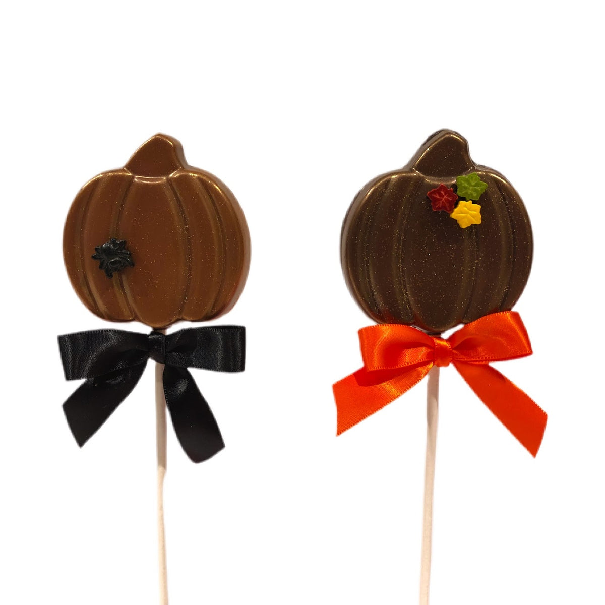 Fall Pumpkin Chocolate Lollipop – Sweet Expressions