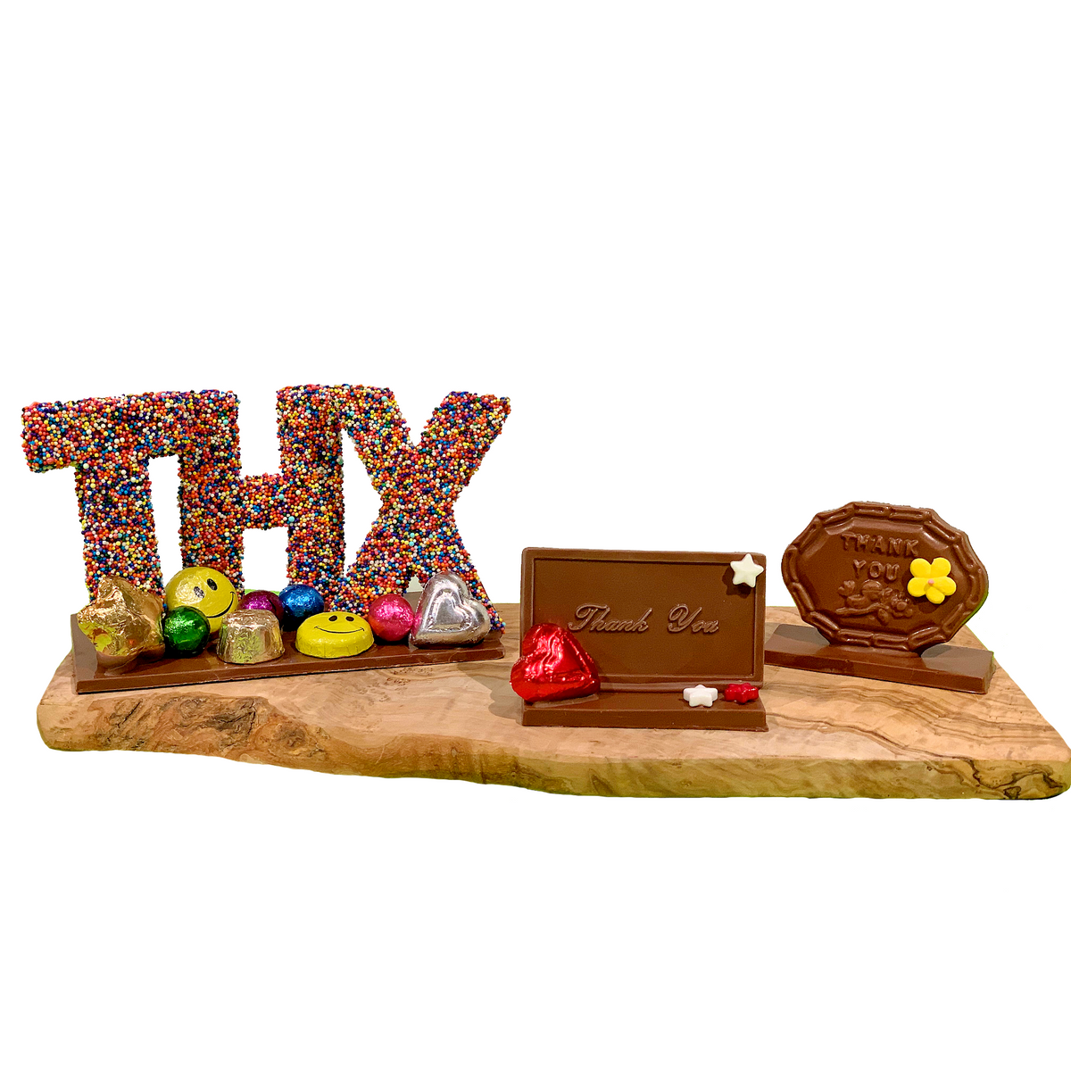 Thank You Chocolate Statues – Sweet Expressions