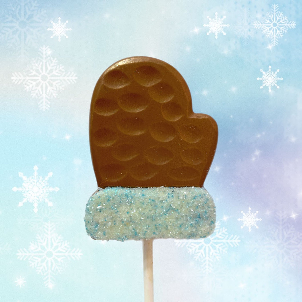 Winter Mitten Chocolate Lollipop – Sweet Expressions